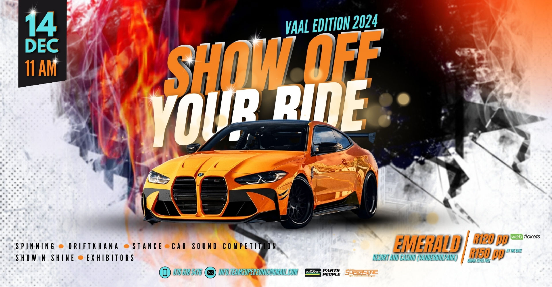 Show off your Ride Vaal Edition - Emerald Casino