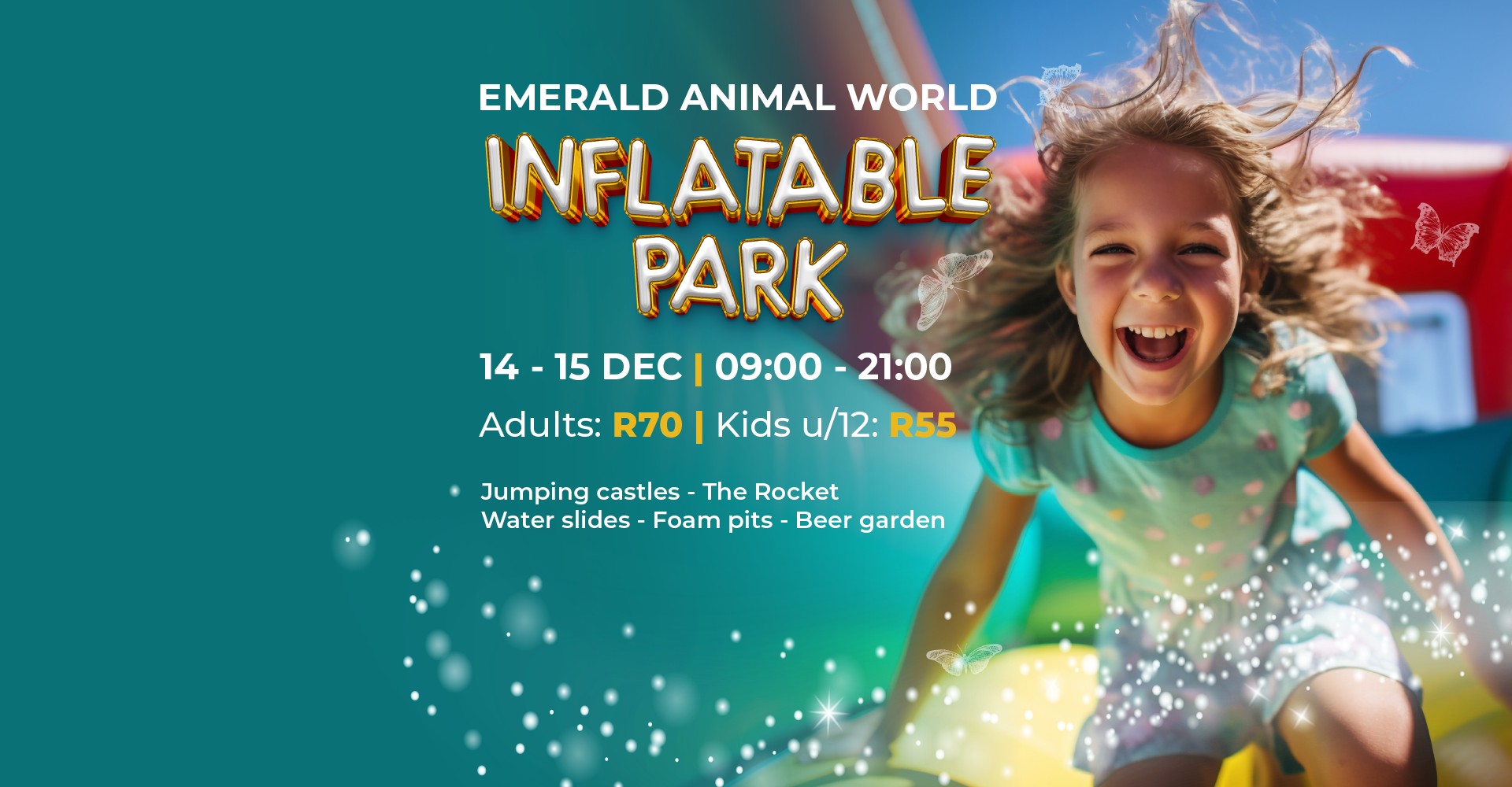 Inflatable Park at the Zoo - Emerald Casino
